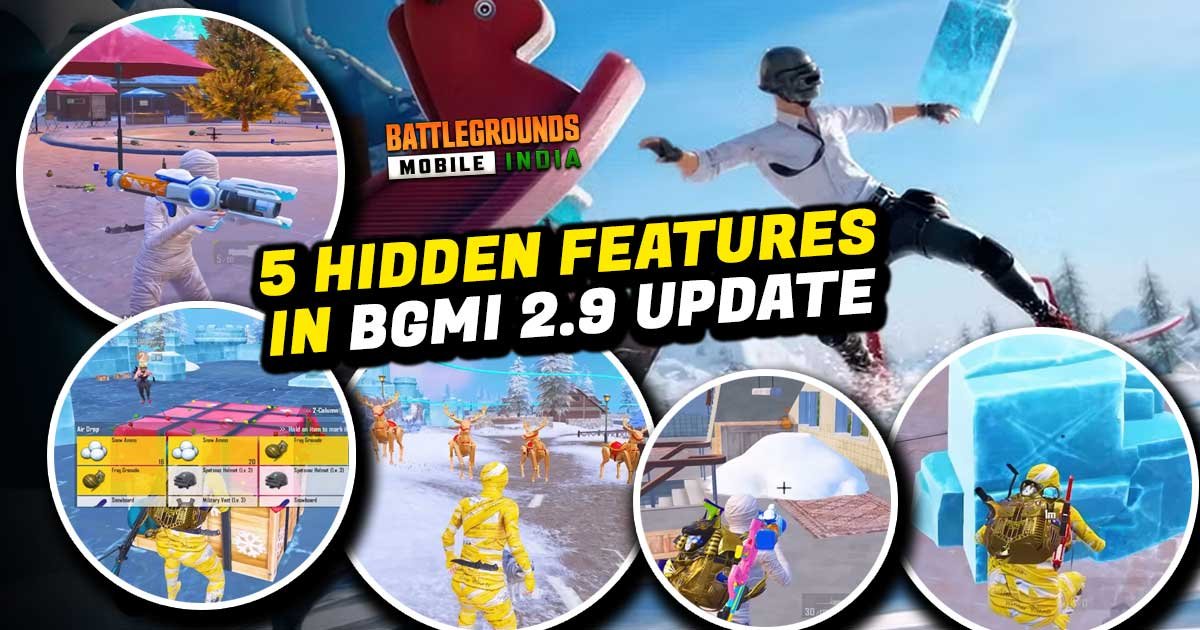 Top 5 Hidden Features in BGMI's Latest 2.9 Winter Mode Update!