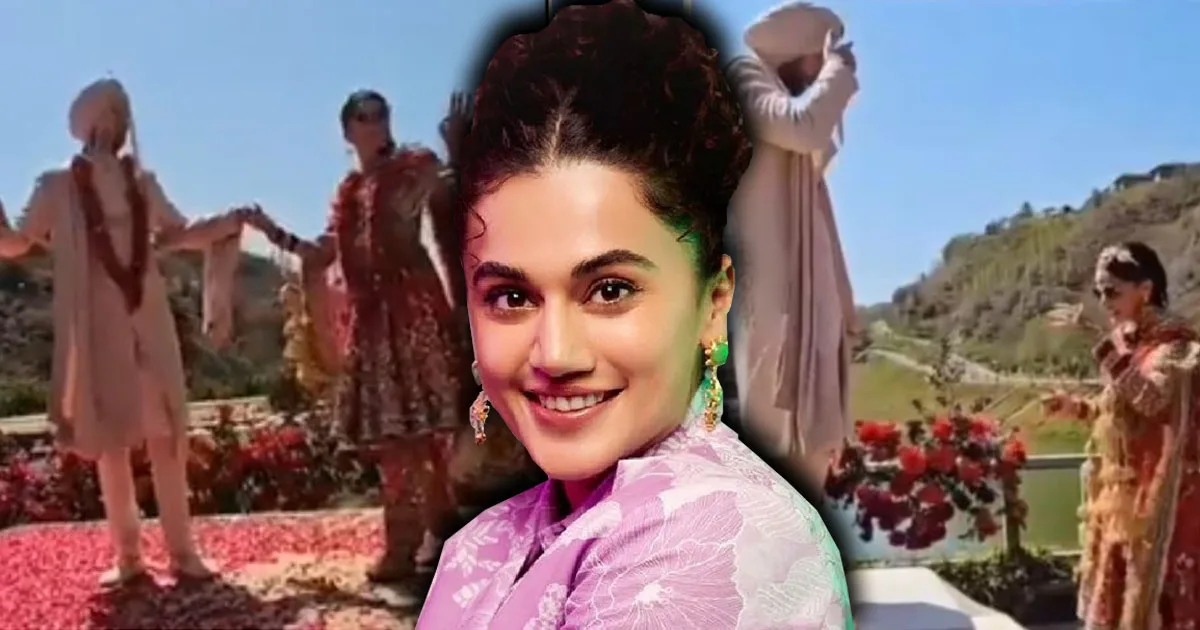[VIDEO] Taapsee Pannu's Dreamy Wedding Dance with Husband Mathias Boe ...